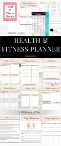Printable Health and Fitness Planner to Help You Smash Your Goals
