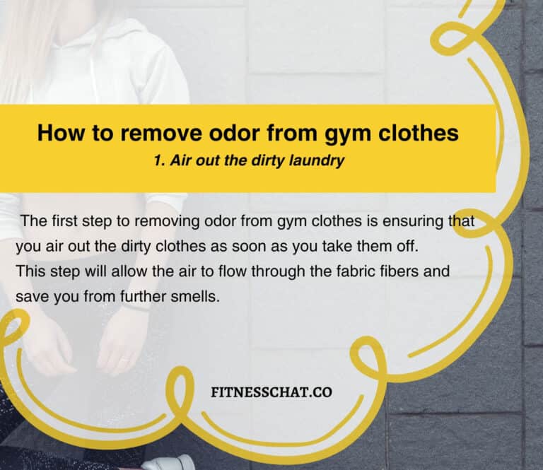 HOW TO GET THE MUSTY SMELL OUT OF GYM CLOTHES